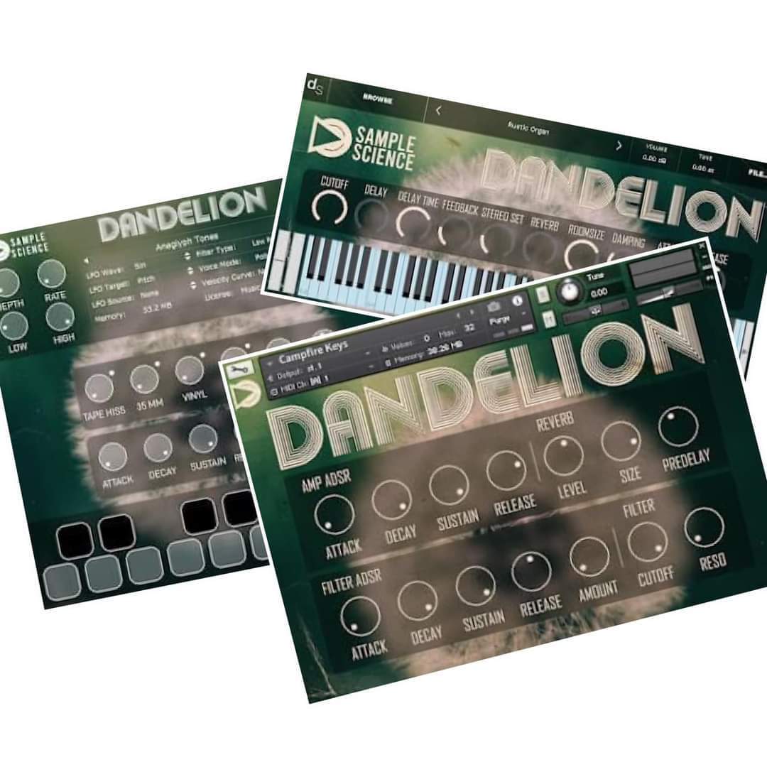 Sample Science Release Dandelion, A Retro Inspired Instrument - The ...
