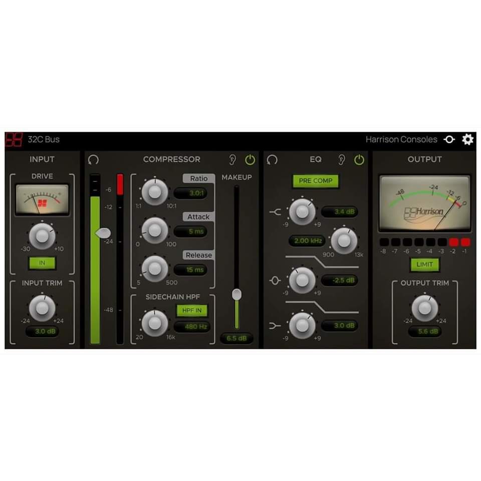 New From Harrison Consoles - The 32C Bus Plugin - The Beat Community