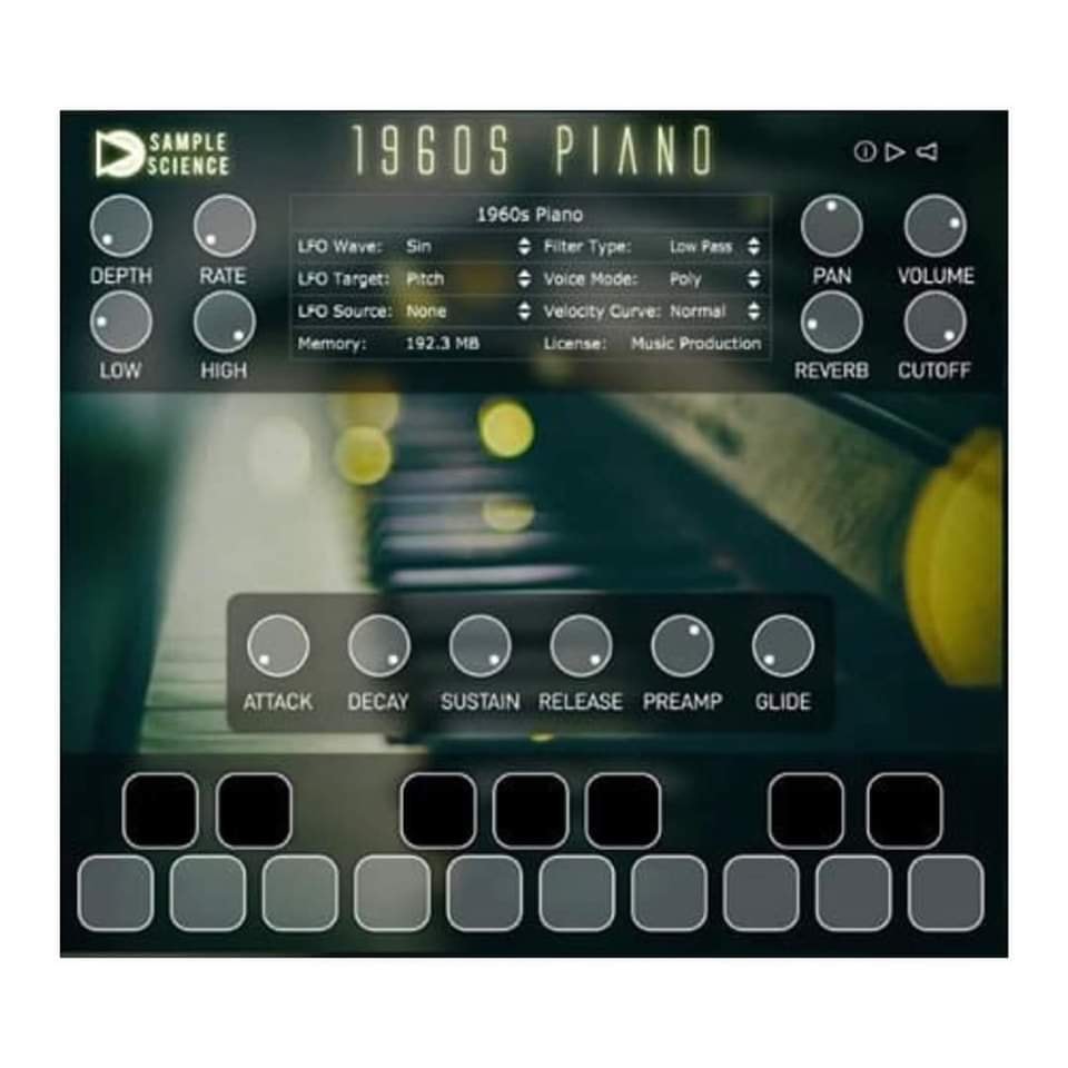 Sample Science Release 1960's Piano Plugin - The Beat Community
