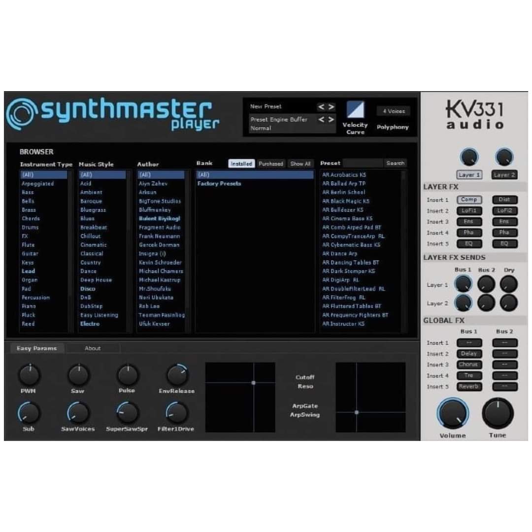 KV331 Offer Synthmaster 2 Player As A FREE Download - The Beat Community