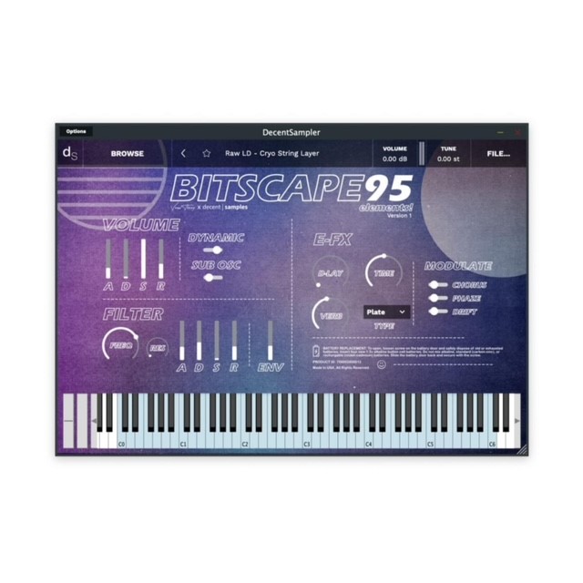 David Hilowitz & Venus Theory Release Bitscape 95 - For Decent Sampler + FREE Version - The Beat ...